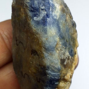 100% Natural Blue Sapphire Rough Loose Gemstone Blue Rough African ...