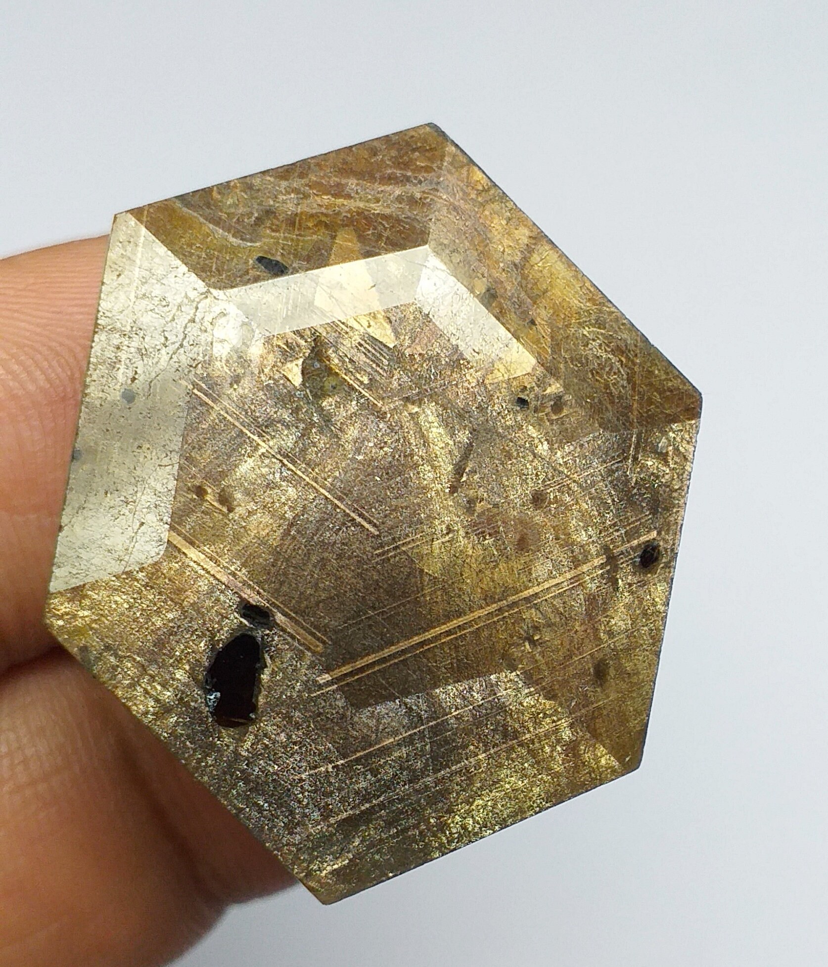 100% Natürlicher Gold Glanz Saphir Ausgefallener Schliff lose | Etsy