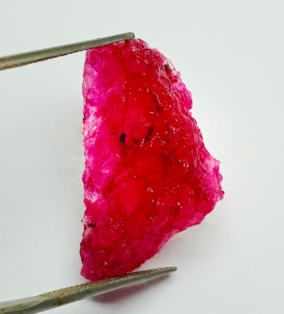 Natural Bixbite Red Beryl Crystal Raw Rough Loose Gemstone Genuine Red ...