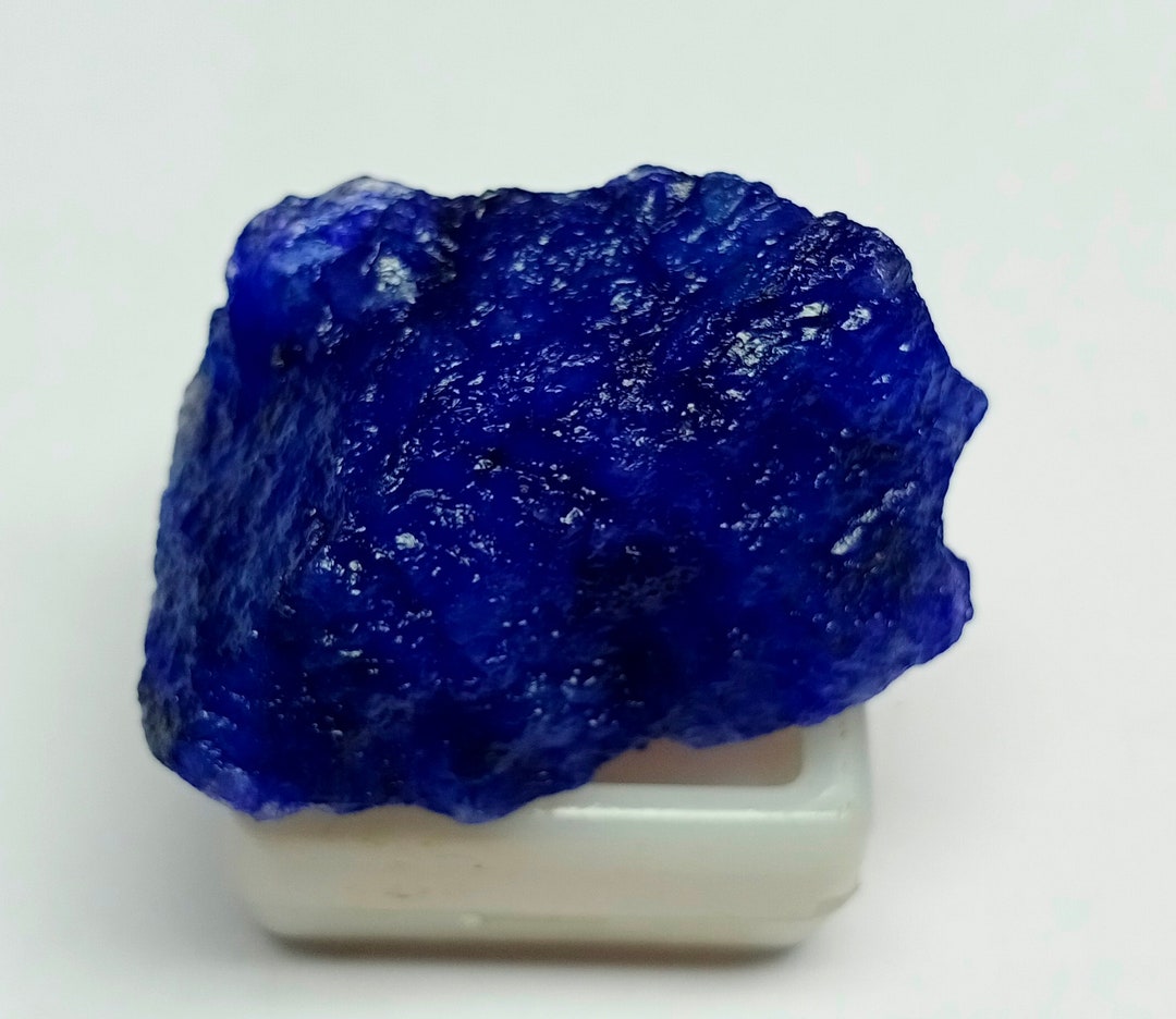 Natural Blue Beryl (maxixe) Rough Loose Gemstone Genuine Blue Beryl ...