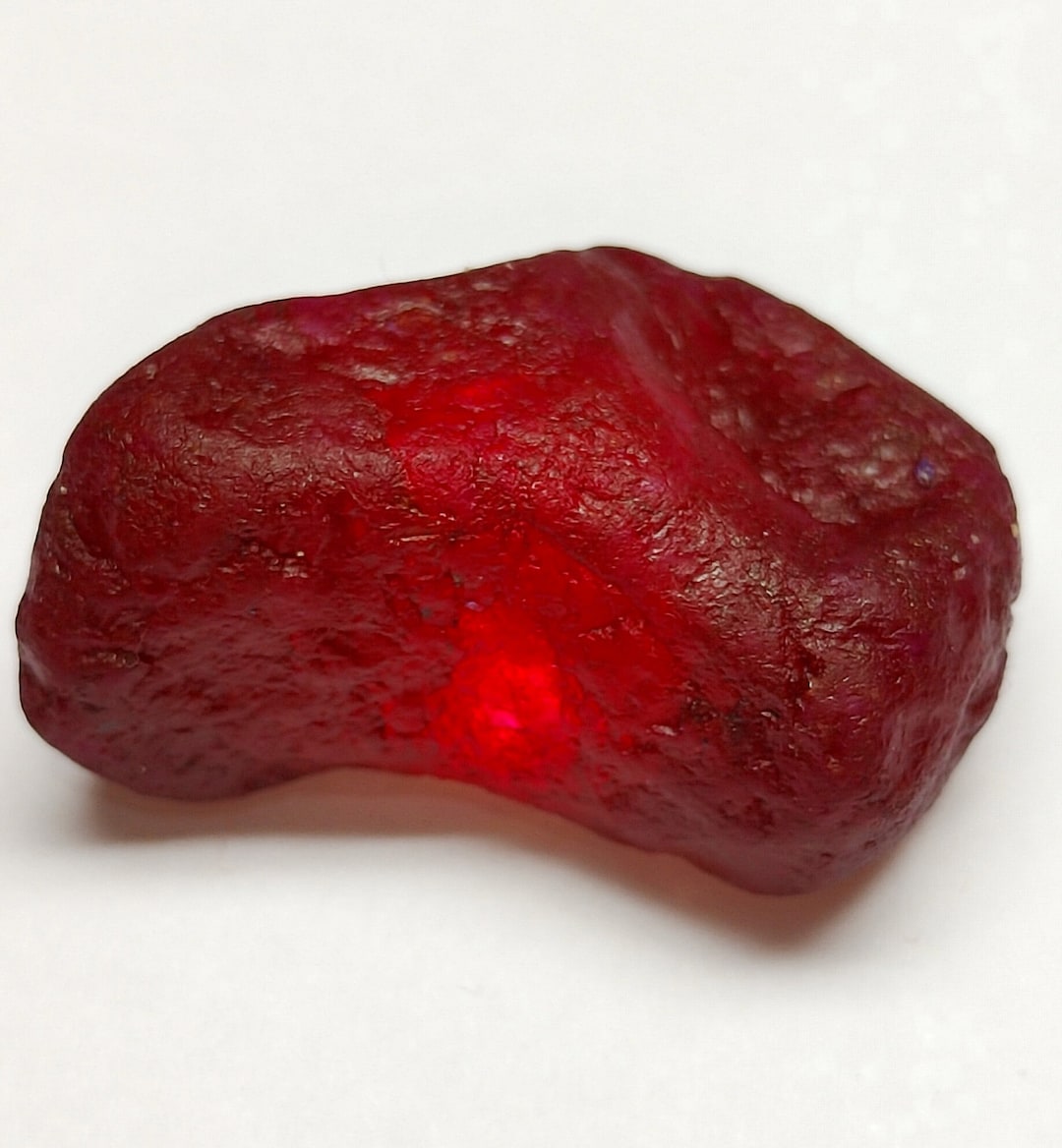 Natural Bixbite Red Beryl Crystal Raw Rough Loose Gemstone Genuine Red ...