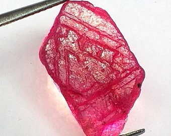 Natural Red Ruby Burma Rough Loose Gemstone Lot | Etsy