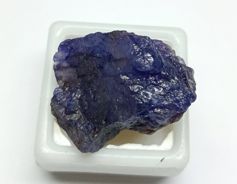 Natural Blue Beryl maxixe Rough Loose Gemstone Genuine Blue - Etsy