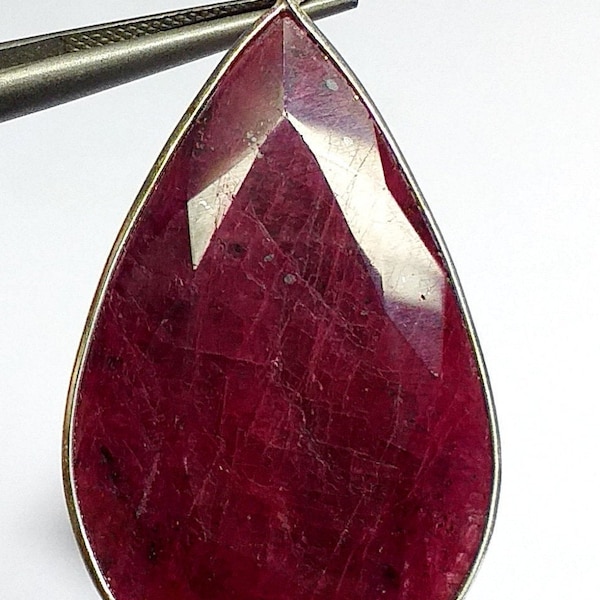 Red Ruby Pendant - Etsy