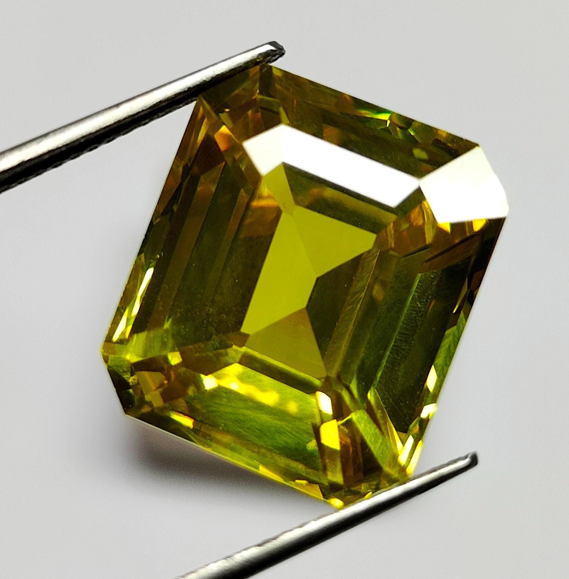 Faceted Rare Zircon Natural Yellow Color Zircon Oval & Emerald Shape ...