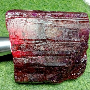 Natural Bixbite Red Beryl Crystal Raw Rough Loose Gemstone Genuine Red ...