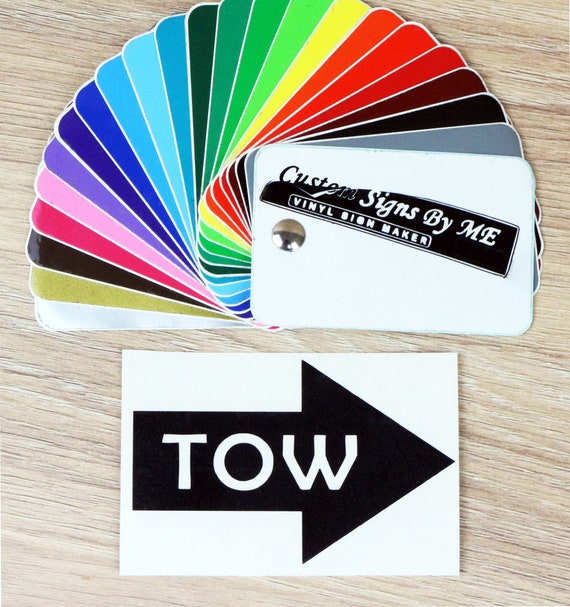Tow Location Towbar Sticker Vinyl Decal Adhesive Car Van | Etsy