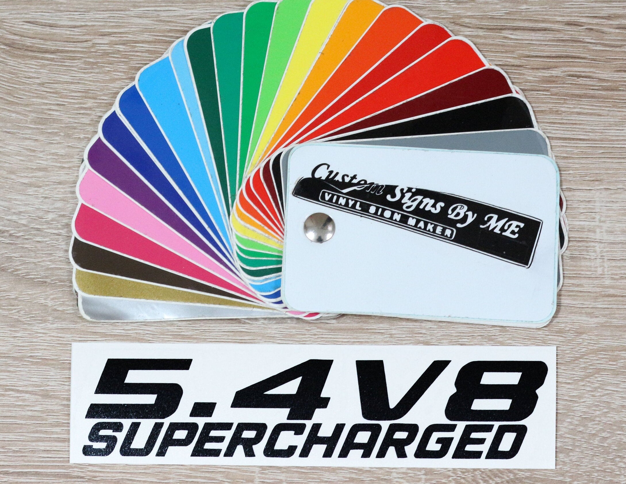 5.4 V8 Supercharged Badge Car SUV Sticker Vinyl Decal Adhesive - Etsy