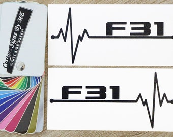 2x E90 EKG Car Sticker Side Window Mirror Bumper Tailgate | Etsy