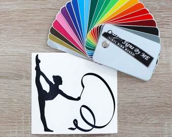 Gymnast Vinyl Decal Sticker - Etsy