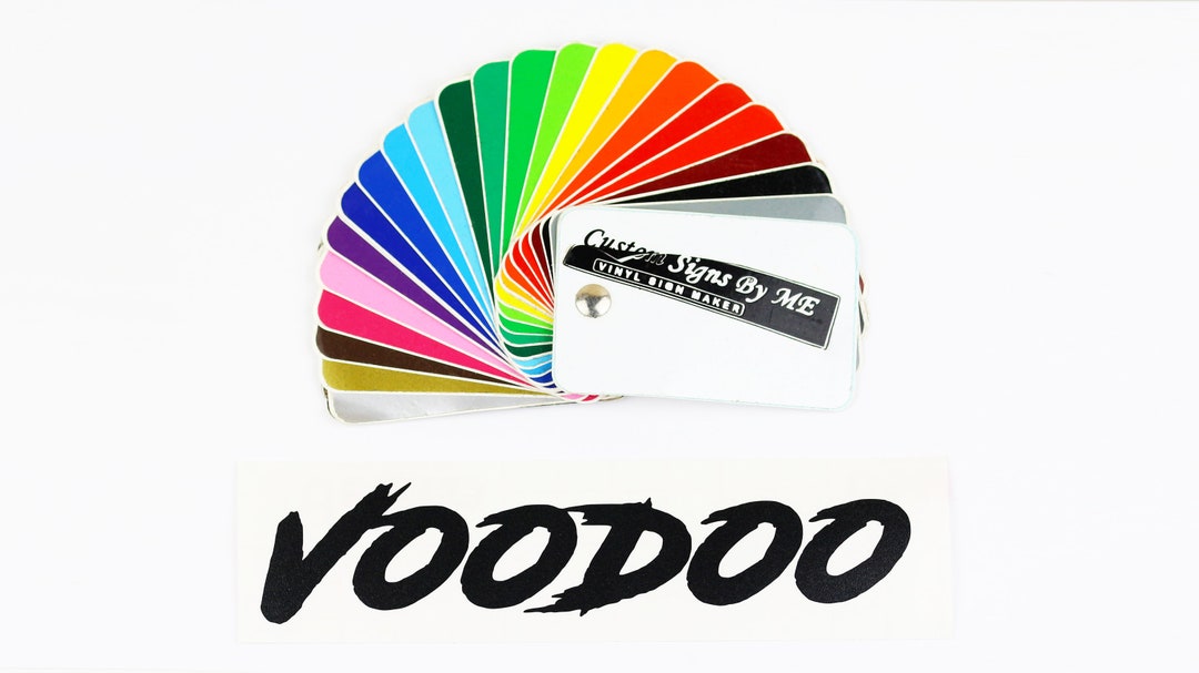 VOODOO Sticker Vinyl Decal Adhesive 2 - Etsy