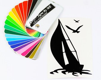 Yacht Stickers - Etsy UK