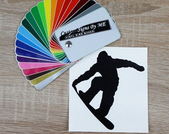 Snowboarding Decal - Etsy