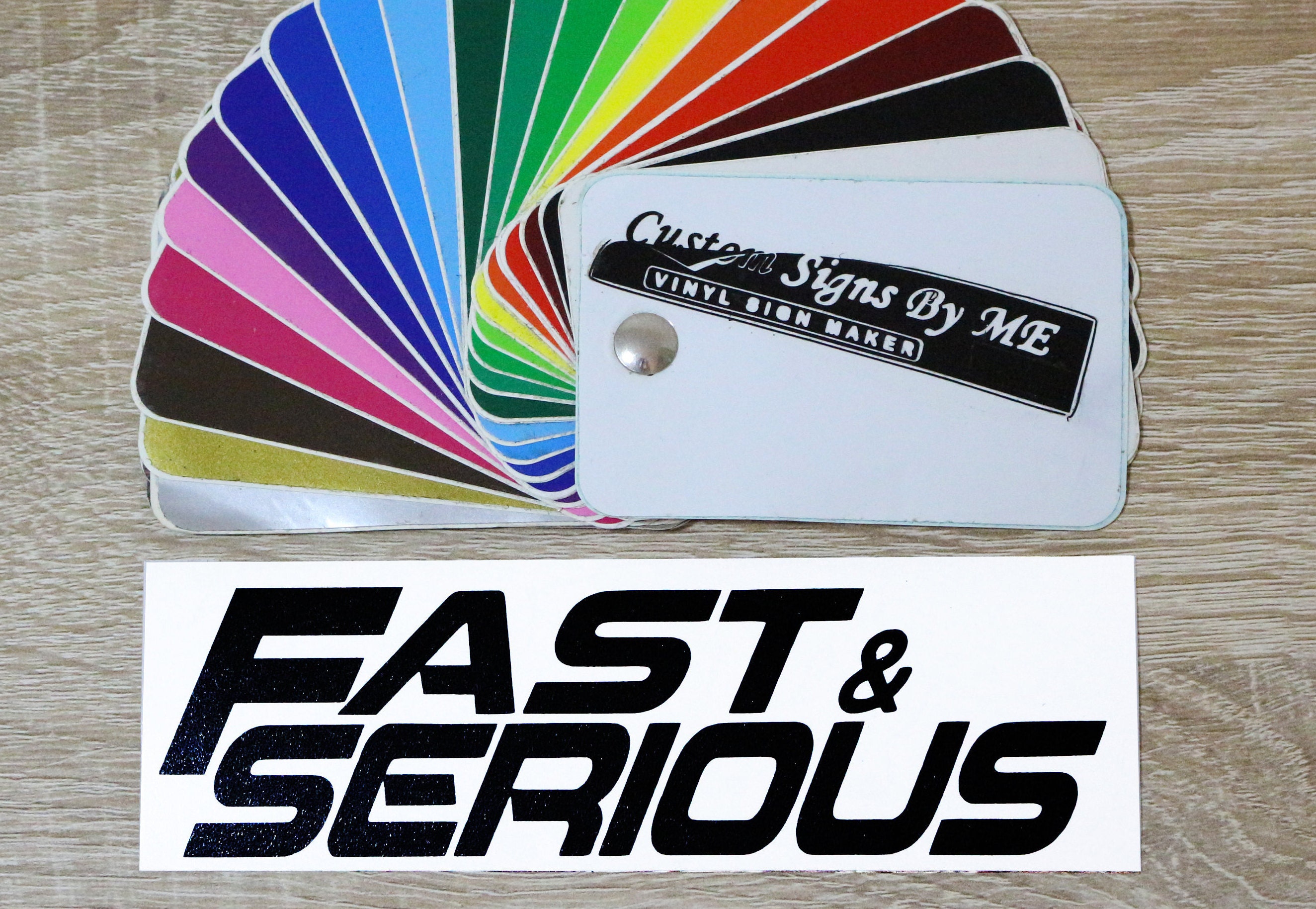 Funny Fast and Serious Sticker Vinyl Decal Adhesive - Etsy