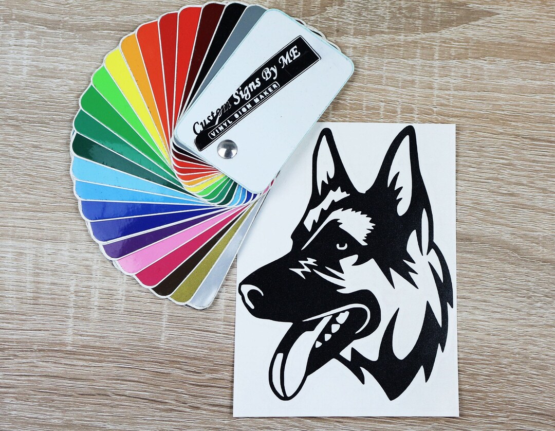 German Shepherd Dog Breed Car Wall Door Laptop Sticker Vinyl - Etsy