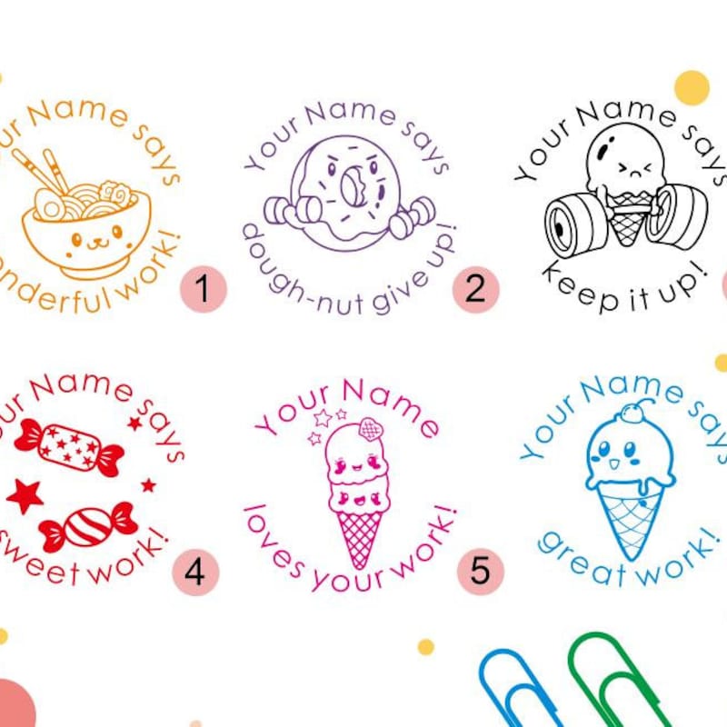 Ice Cream Stamp - Etsy