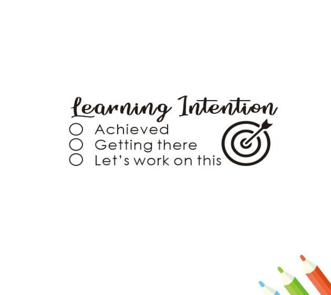 Personalised Teacher Stamps, Learning Intention Stamp, Checklist Stamps ...
