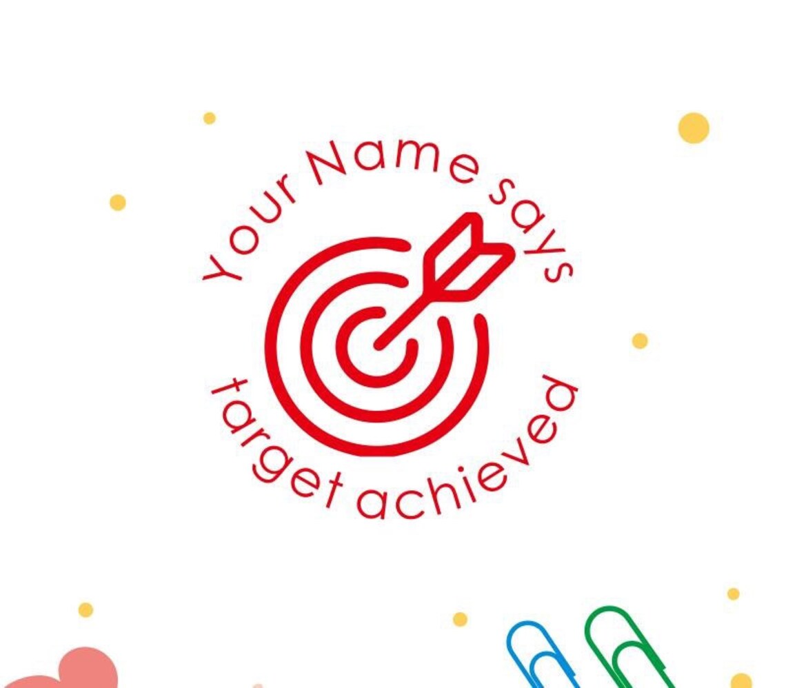 Personalised Teacher Stamps, Target Stamp, Custom Teacher Stamps ...
