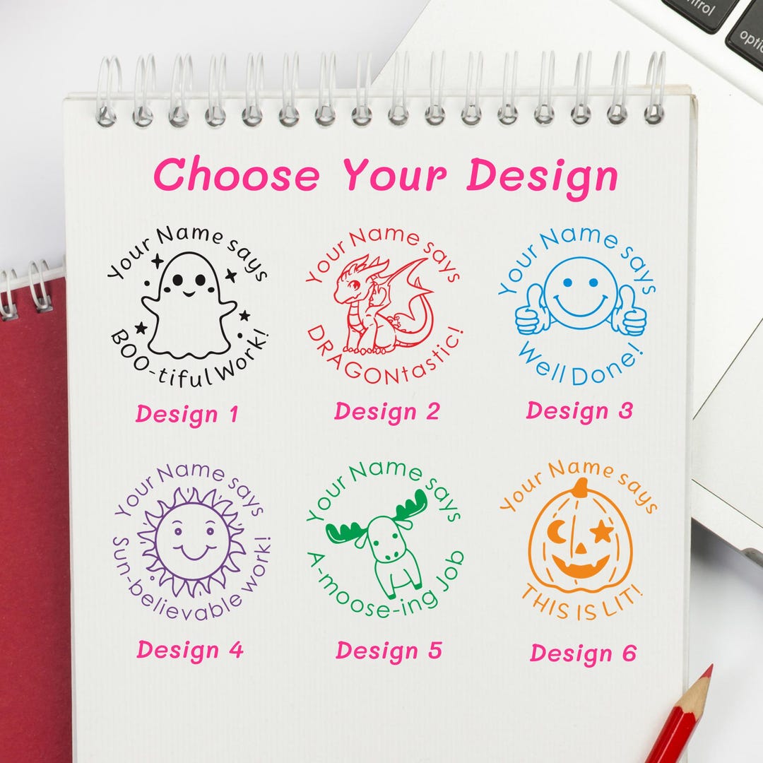 Custom Teacher Stamp | Personalised Teacher Stamps | Reward Stamp ...