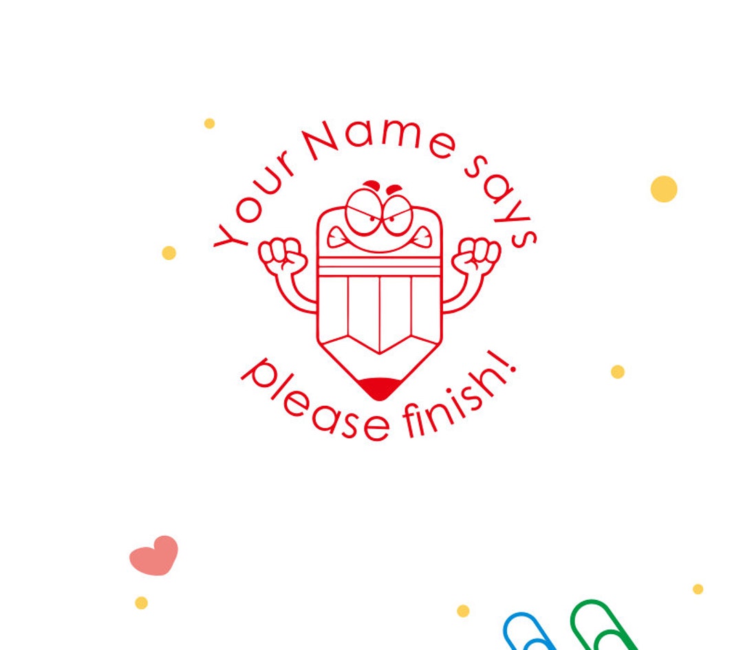 Personalised Teacher Stamps, Homework Stamp, Custom Teacher Stamps ...
