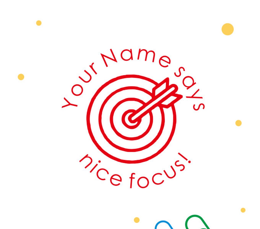 Personalised Teacher Stamps, Target Stamp, Custom Teacher Stamps ...