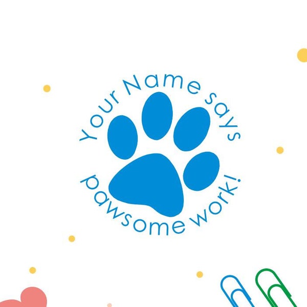 Paw Print Stamps - Etsy