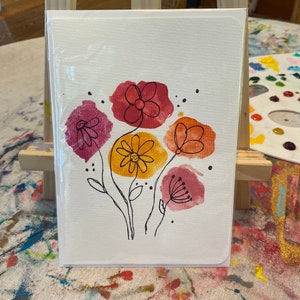 Hand Painted Watercolor Greeting Card - Etsy