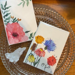 Hand Painted Watercolor Greeting Card - Etsy