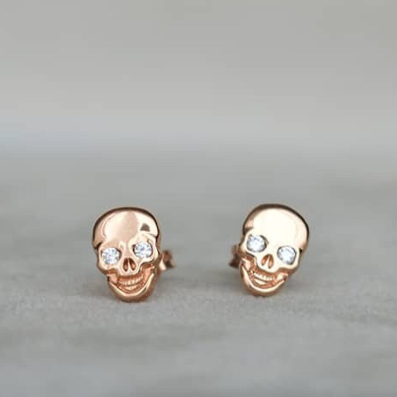 Skull Earrings - Etsy
