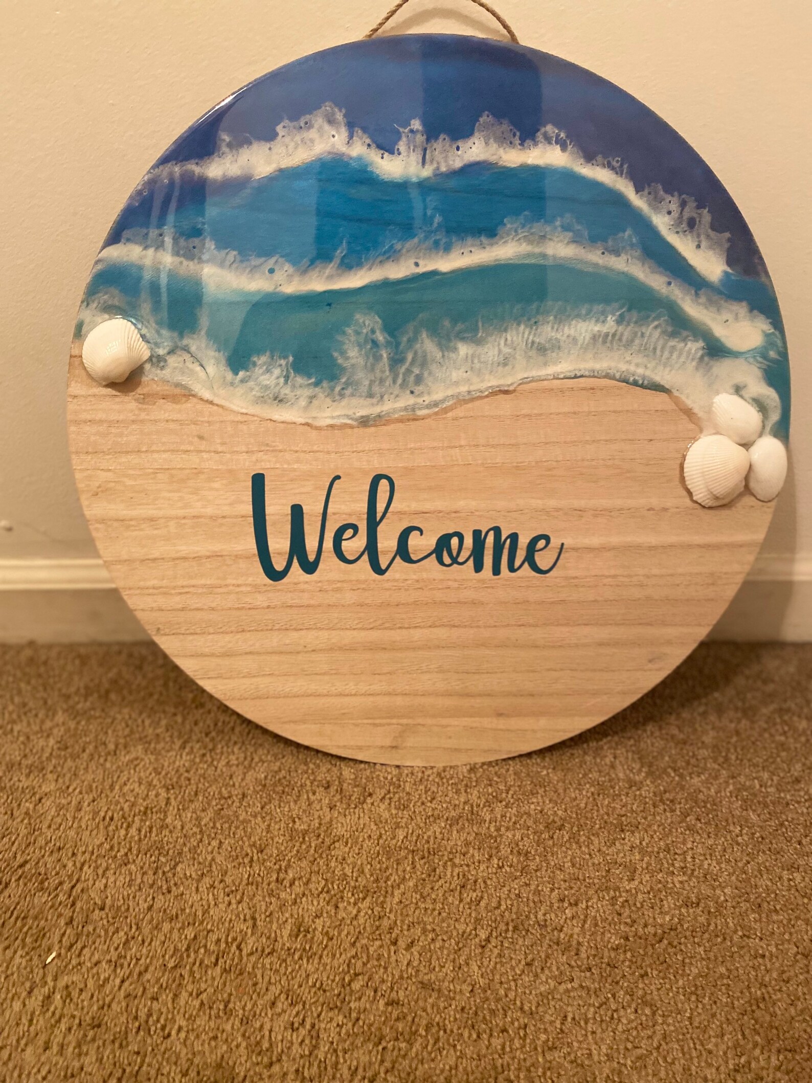 Wooden Beach Welcome Sign - Etsy