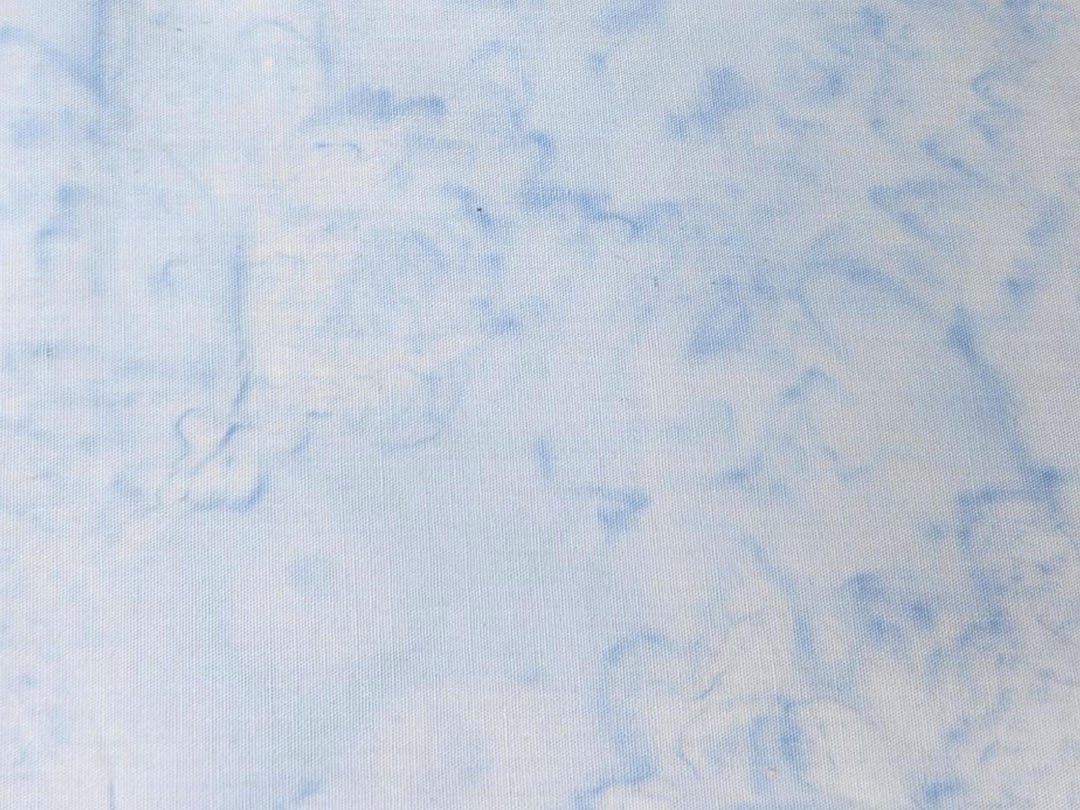 Light Blue Batik Cotton Fabric by the Yard - Etsy