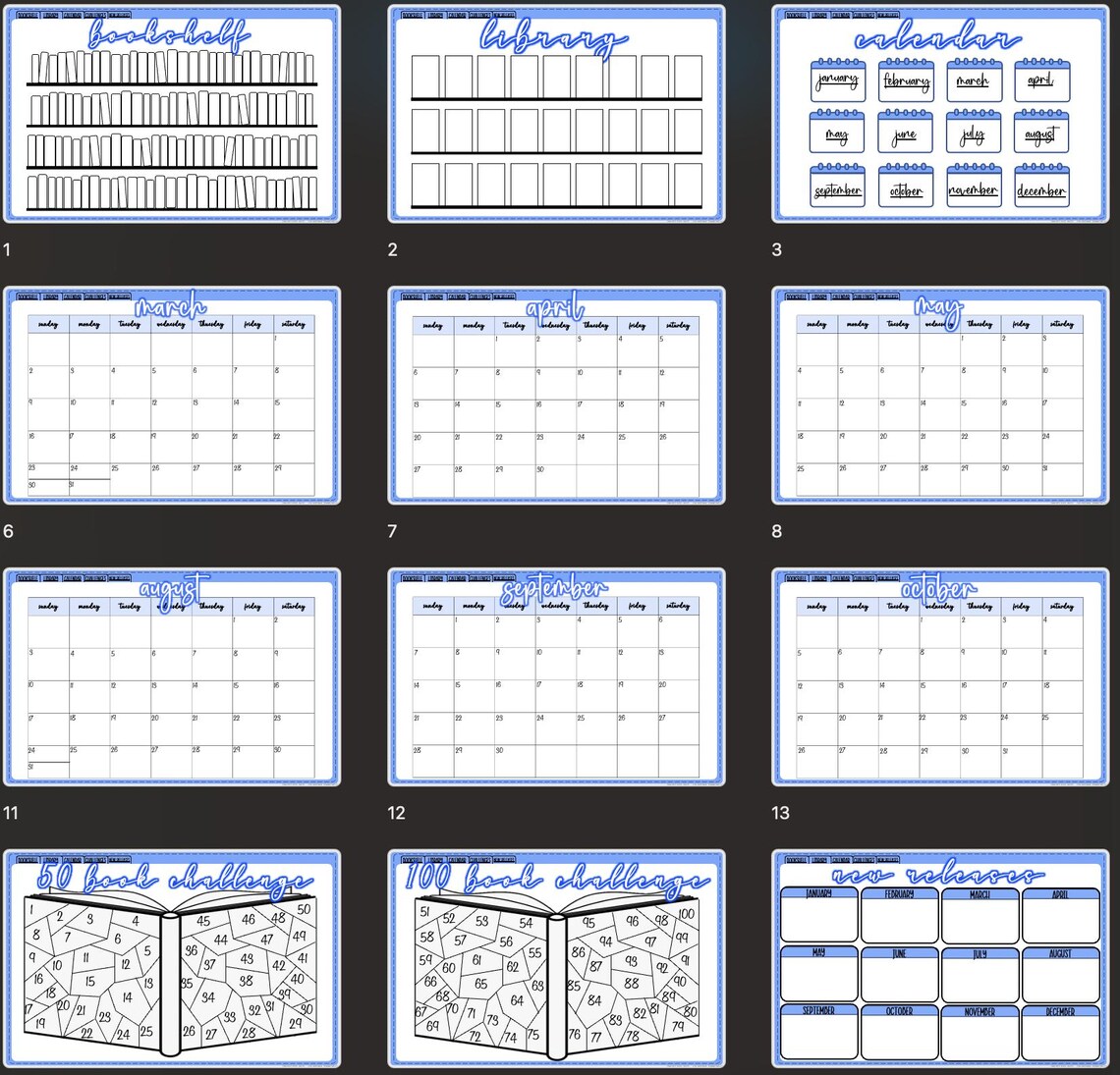 2025 Digital Blue Book Journal - Etsy