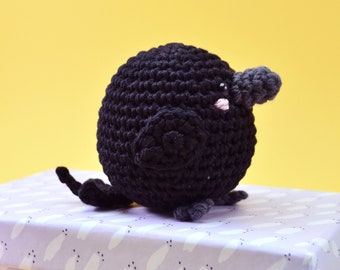 Mini Crow Crochet Plush - Etsy