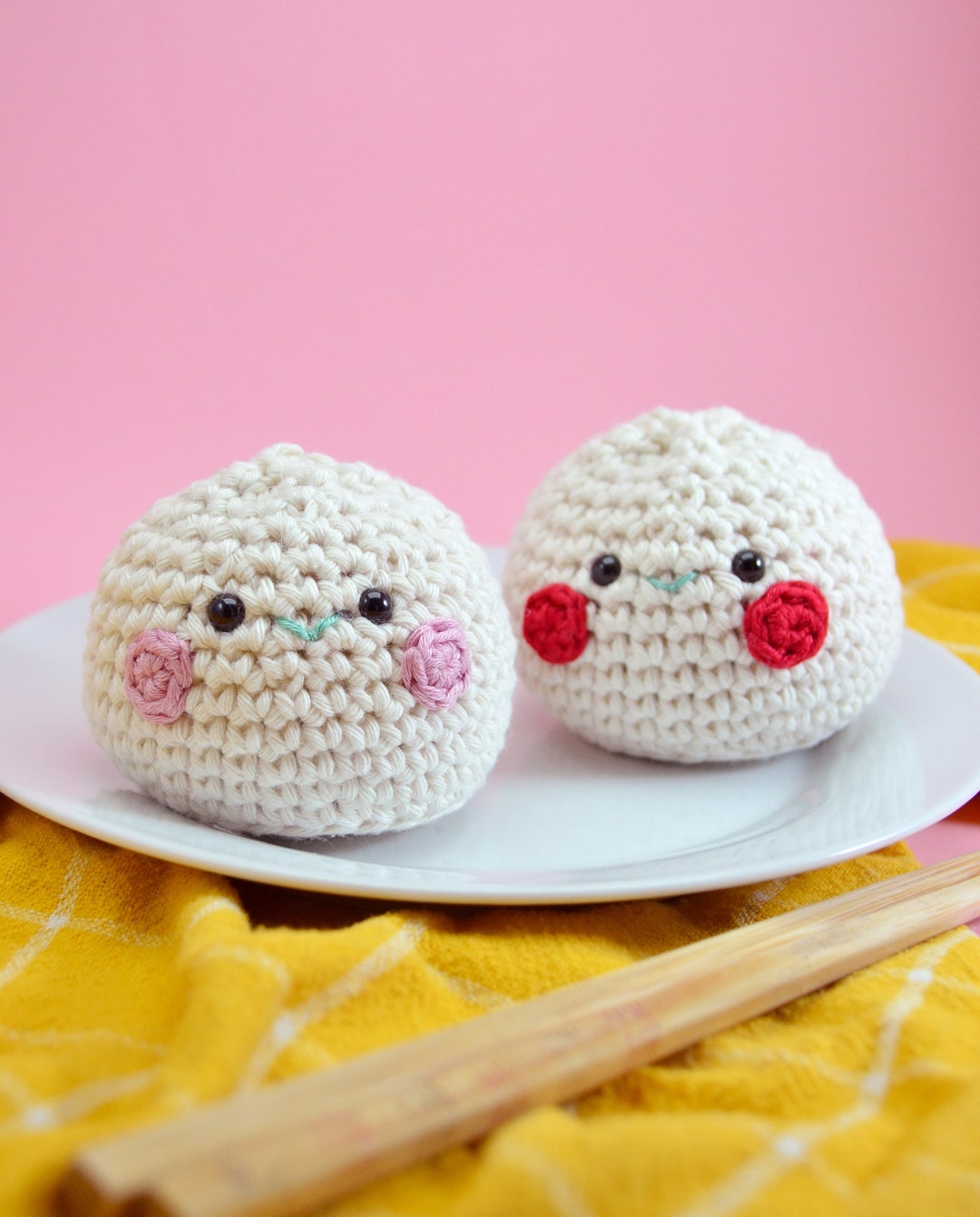 Steamed Bun Crochet, Amigurumi Bao, Dim Sum - Etsy
