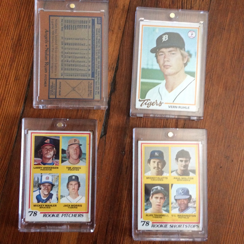 Vintage 1970's Baseball Cards - Etsy