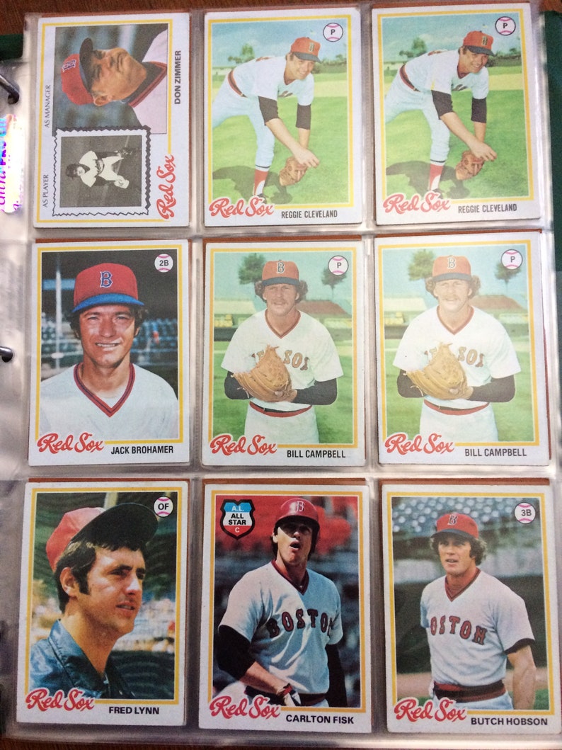 Vintage 1970's Baseball Cards - Etsy