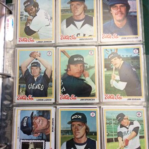 Vintage 1970's Baseball Cards - Etsy