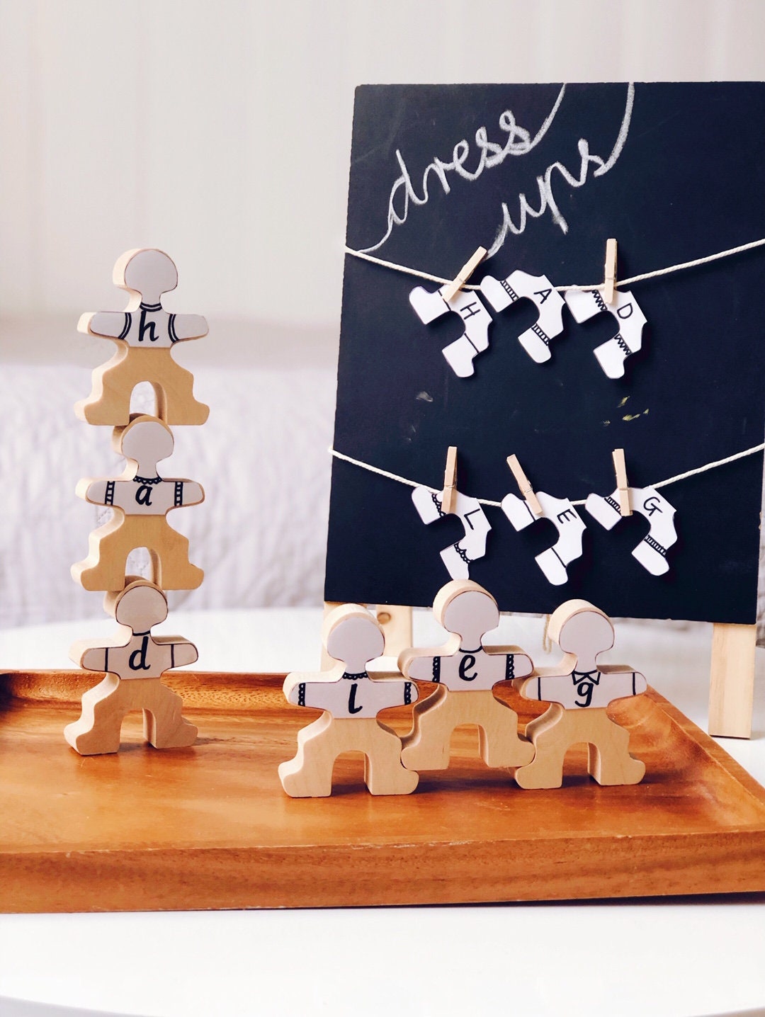 32 Flockmen FREE SHIPPING Fun Educational Wooden Toy - Etsy