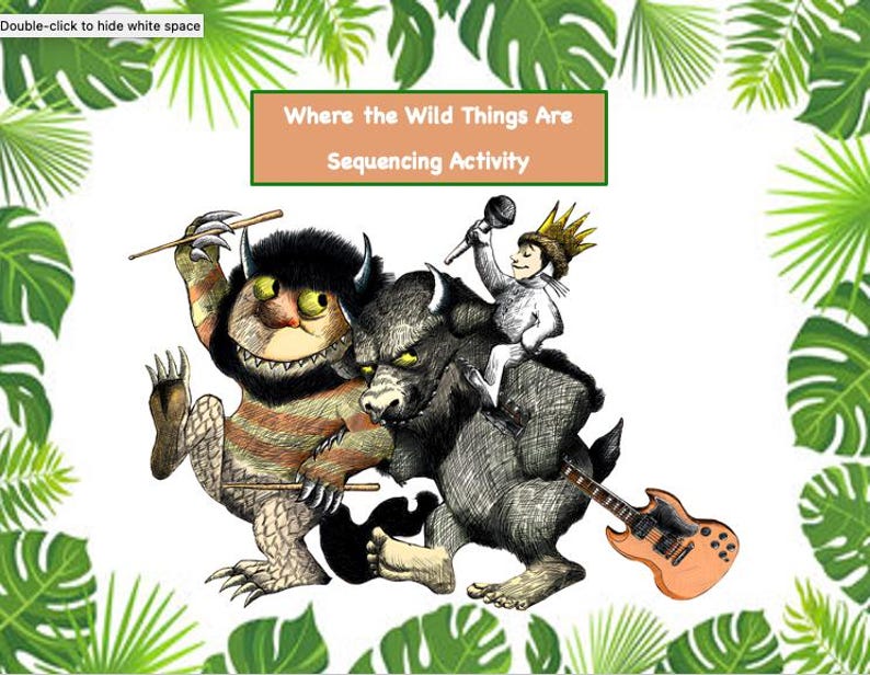 Where the Wild Things Are Sequencing - Etsy