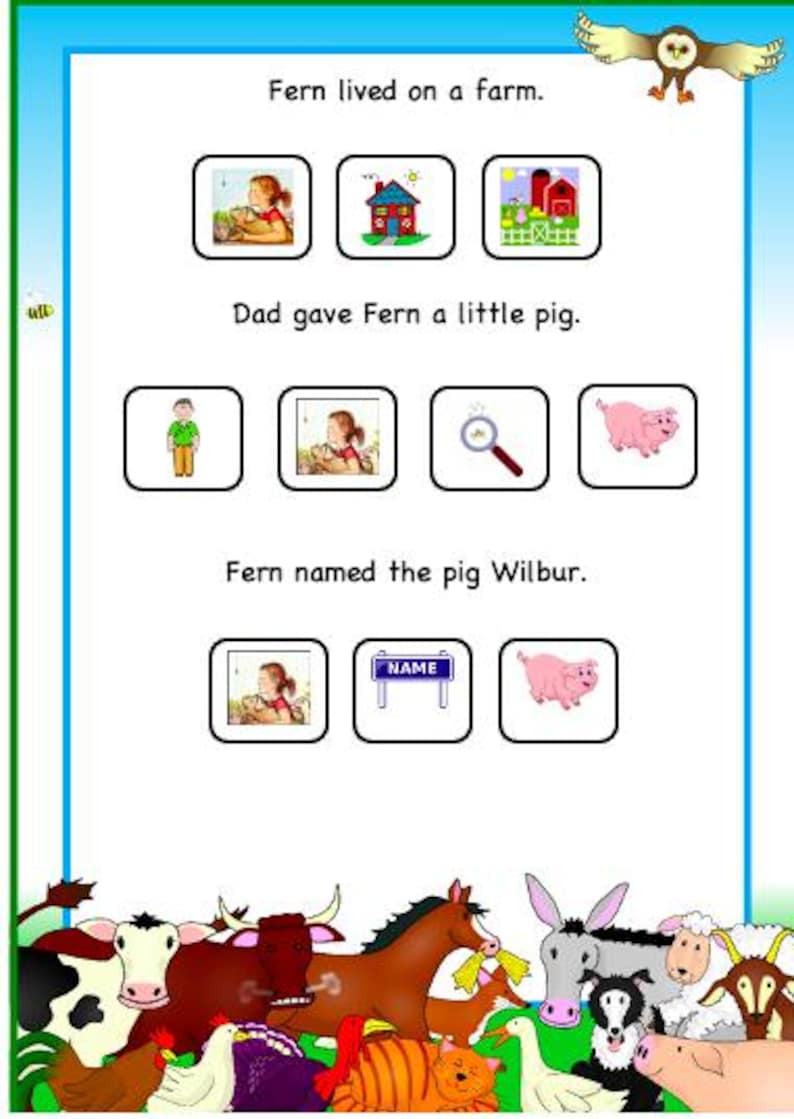 Charlotte's Web Adapted Book - Etsy