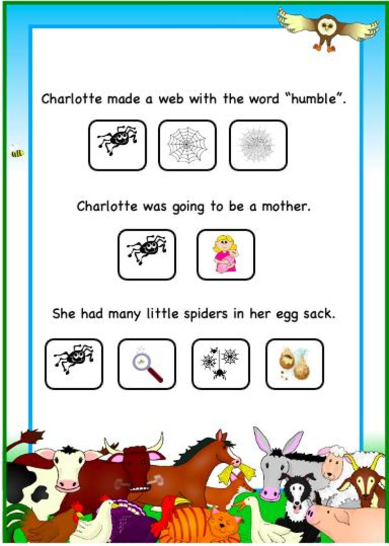 Charlotte's Web Adapted Book - Etsy
