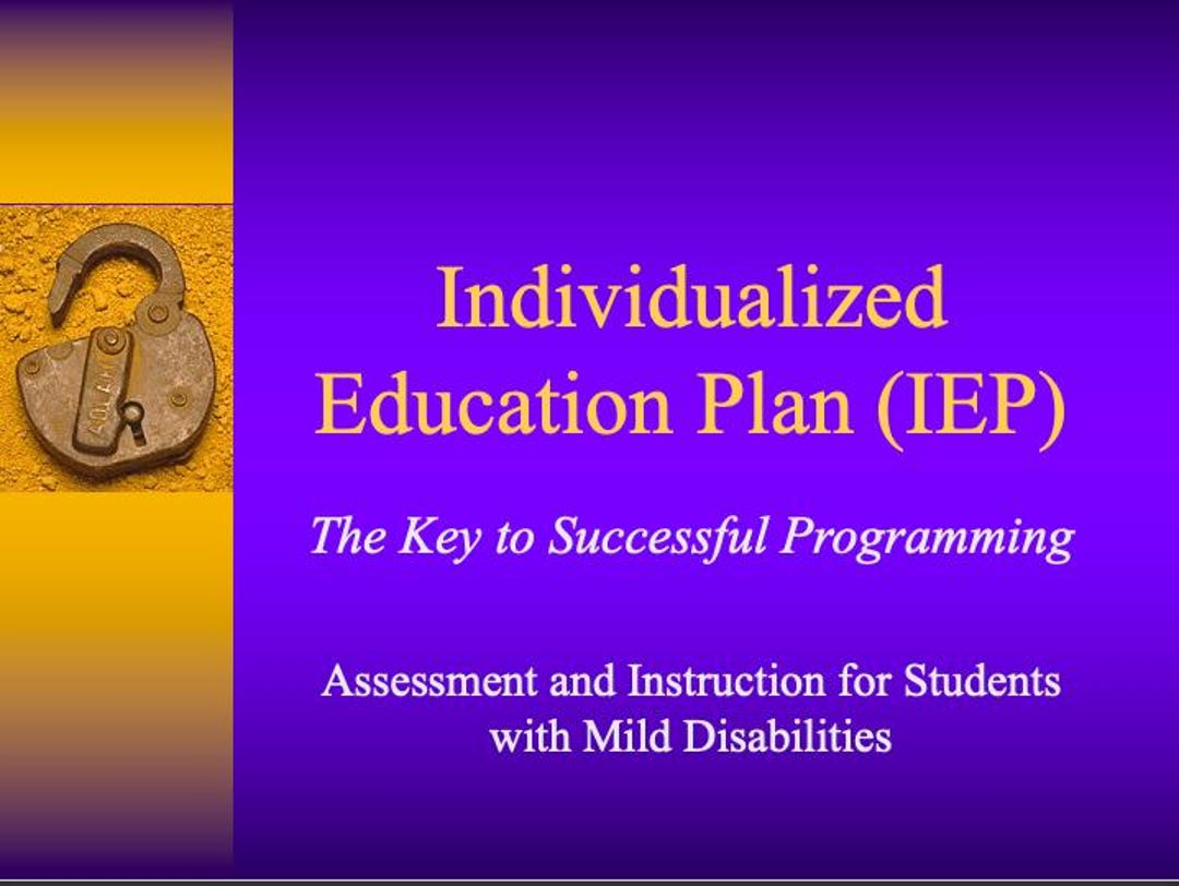 Individualized Education Plan (IEP) Presentation - Etsy
