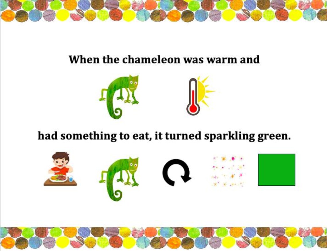 The Mixed-up Chameleon Adapted Book - Etsy