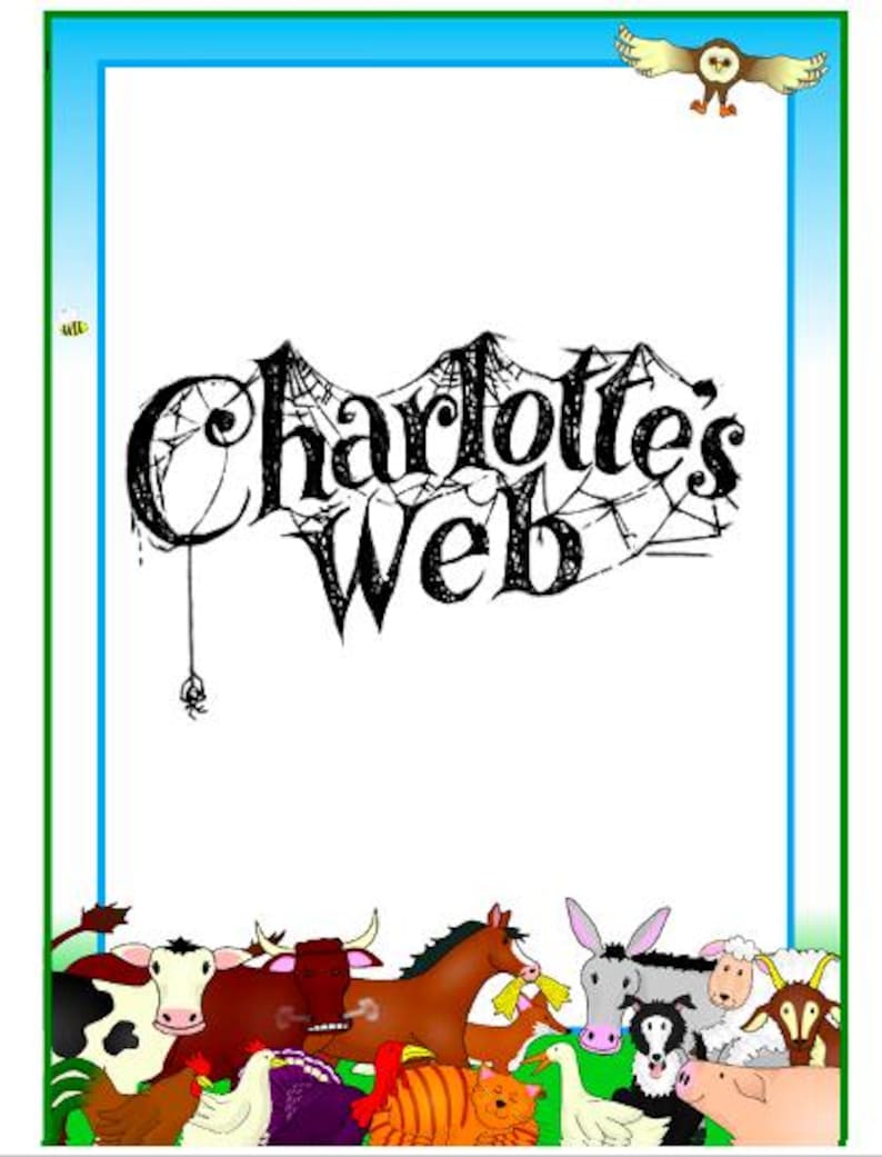 Charlotte's Web Adapted Book - Etsy
