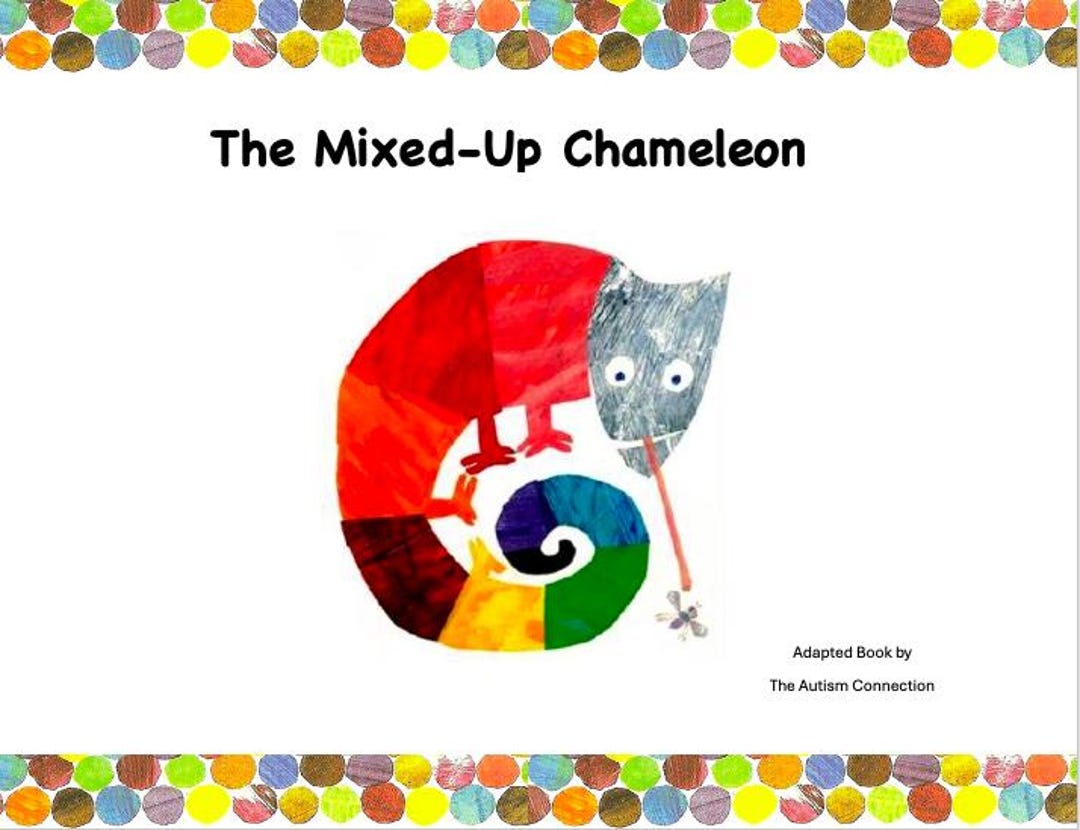 The Mixed-up Chameleon Adapted Book - Etsy