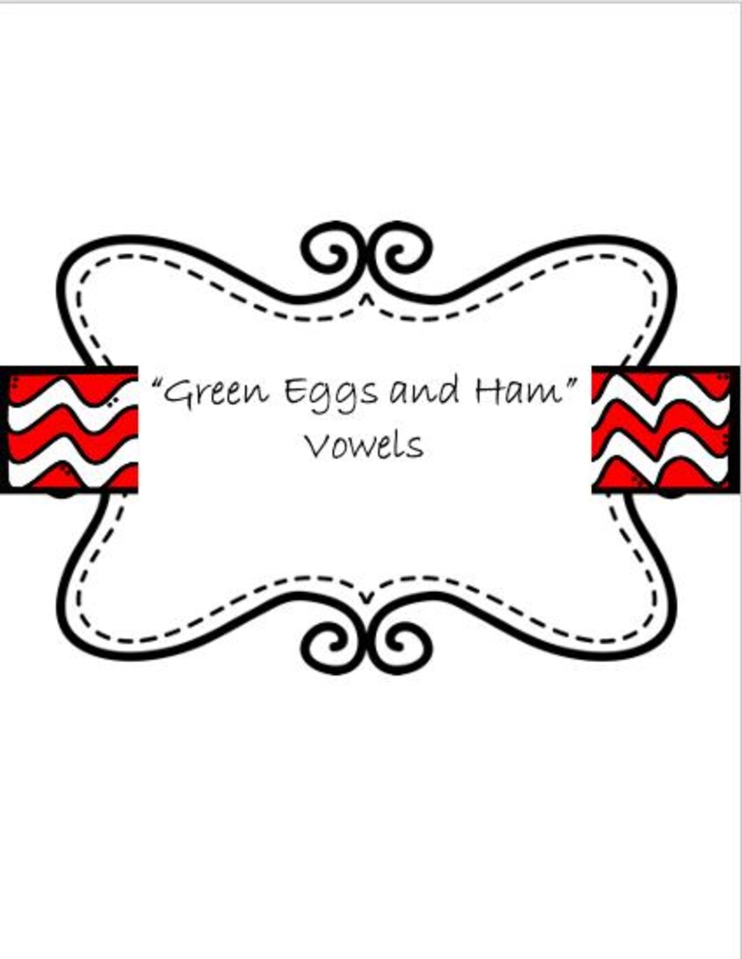 Green Eggs and Ham Vowels - Etsy