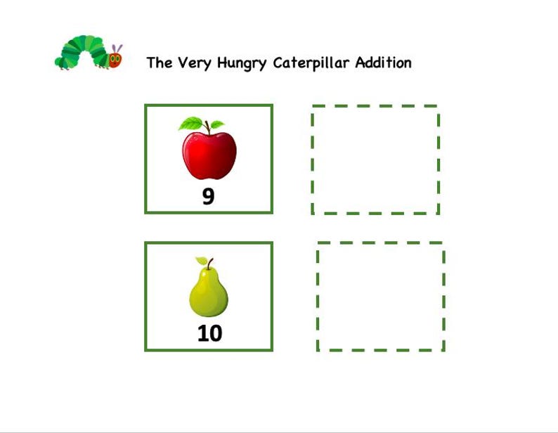 The Very Hungry Caterpillar Addition - Etsy