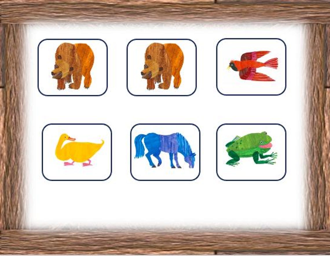 Brown Bear, Brown Bear, What Do You See? Interactive Adapted Book - Etsy