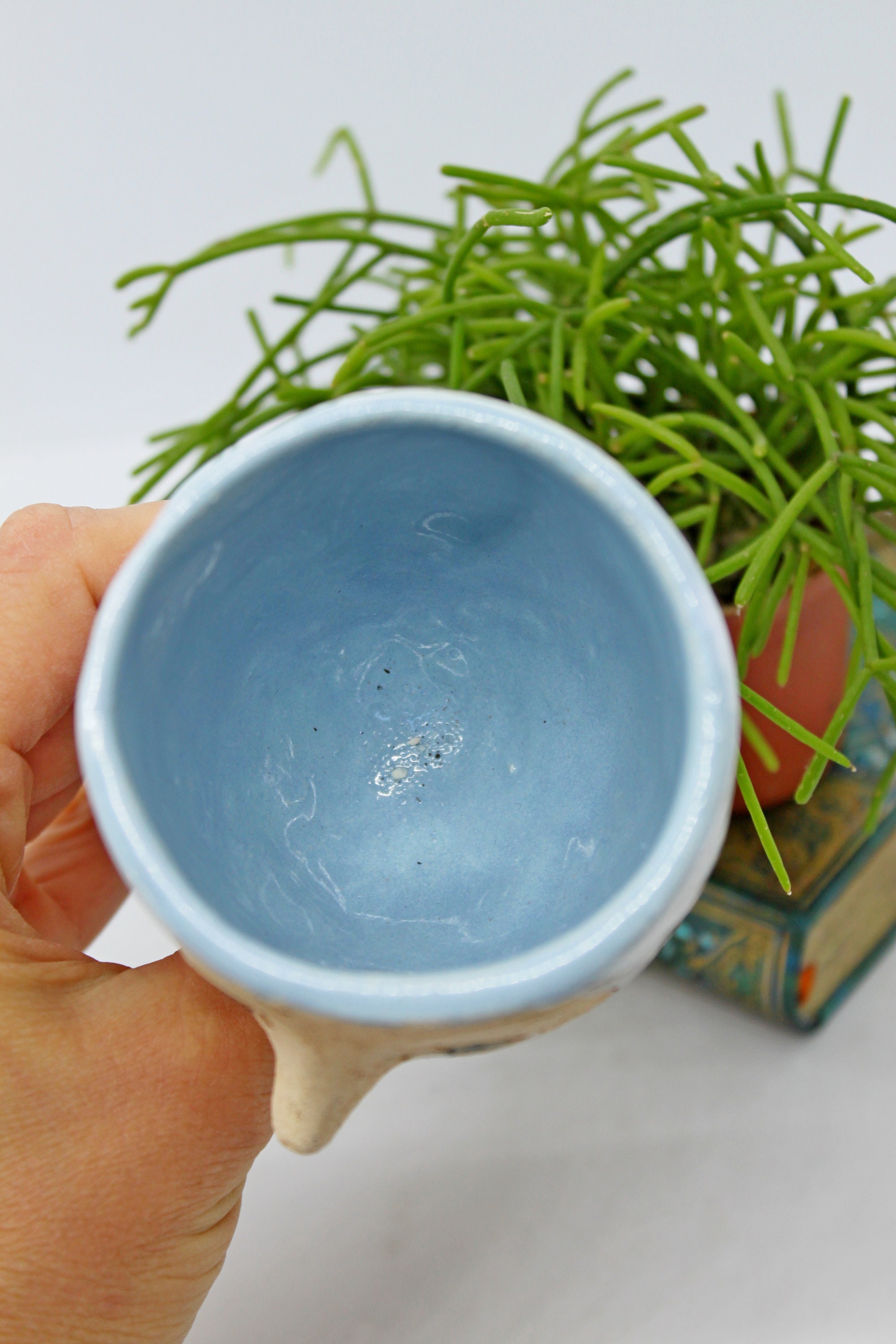 Unique Ceramic Head Planter Lady's Face Plant Pot Cactus | Etsy