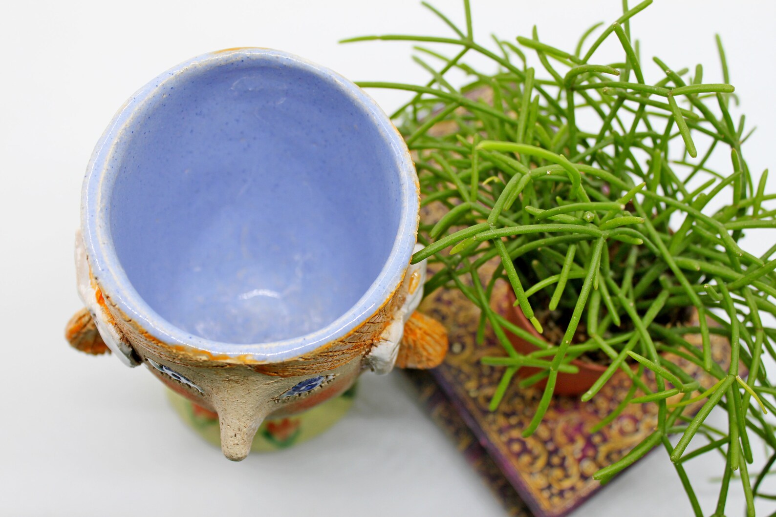 Angel Face Planter Pot Ceramic Angel Head Planter Unique | Etsy